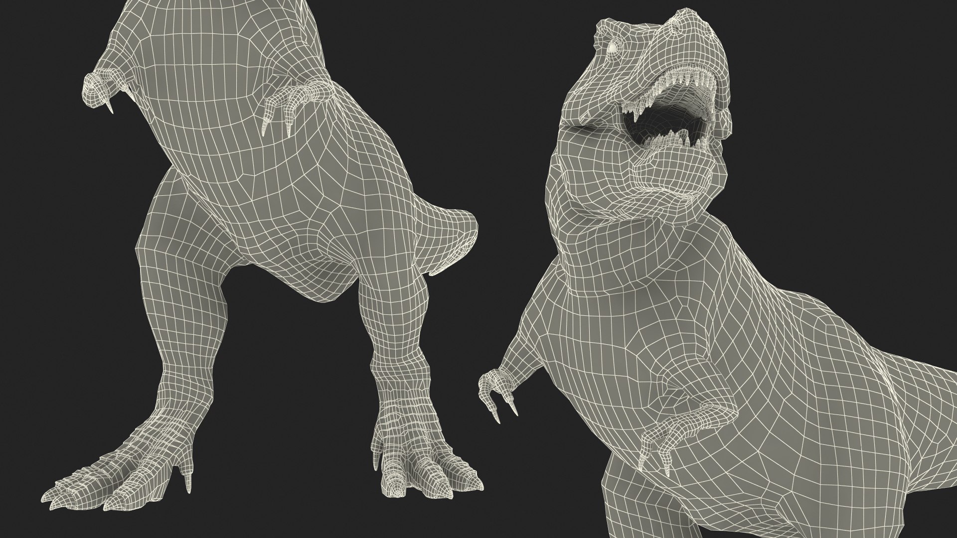 3D T Rex Stand Pose - TurboSquid 2101973
