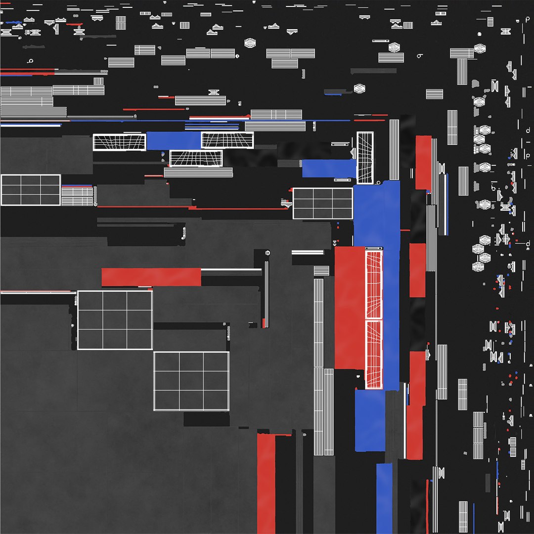 3D Inclined Ramp Obstacle Course - TurboSquid 2370137