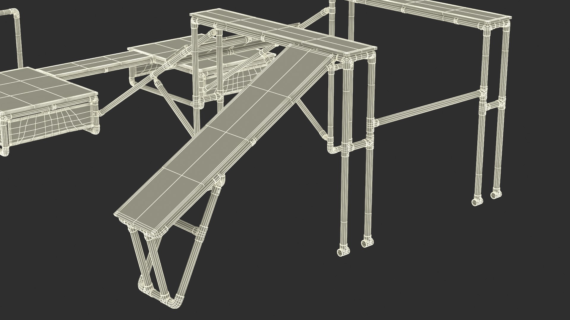 3D Inclined Ramp Obstacle Course - TurboSquid 2370137