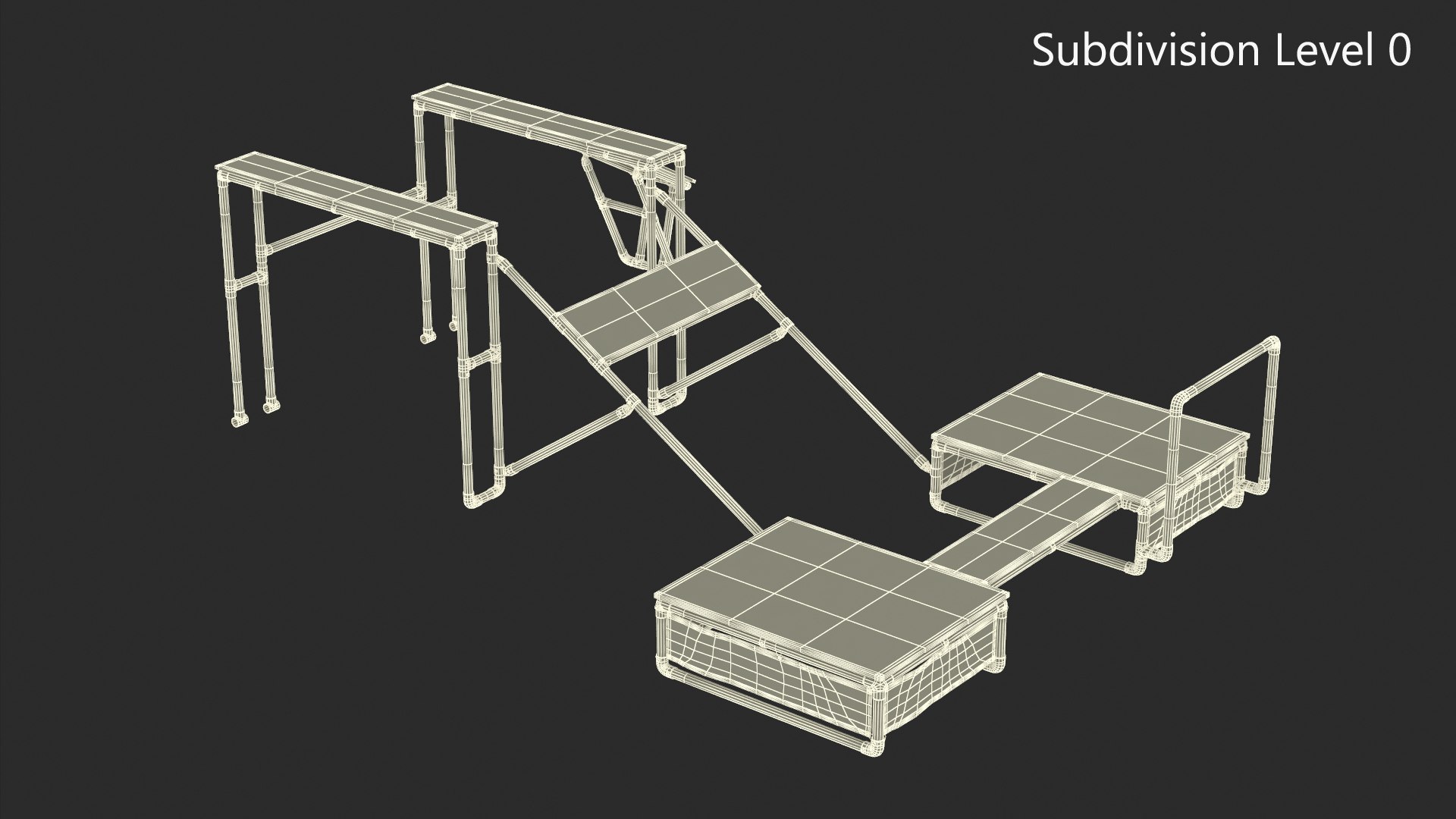 3D Inclined Ramp Obstacle Course - TurboSquid 2370137