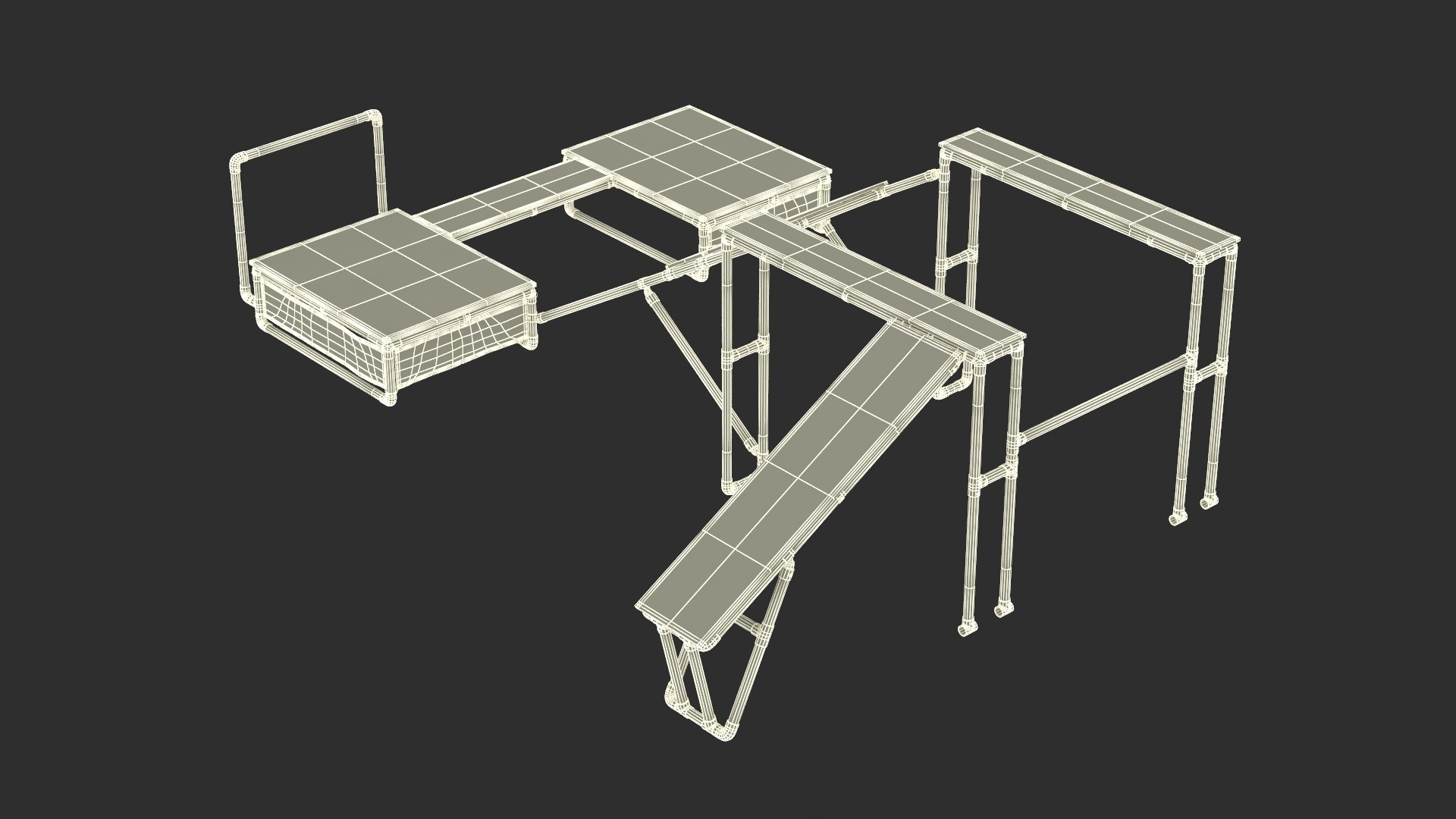 3D Inclined Ramp Obstacle Course - TurboSquid 2370137