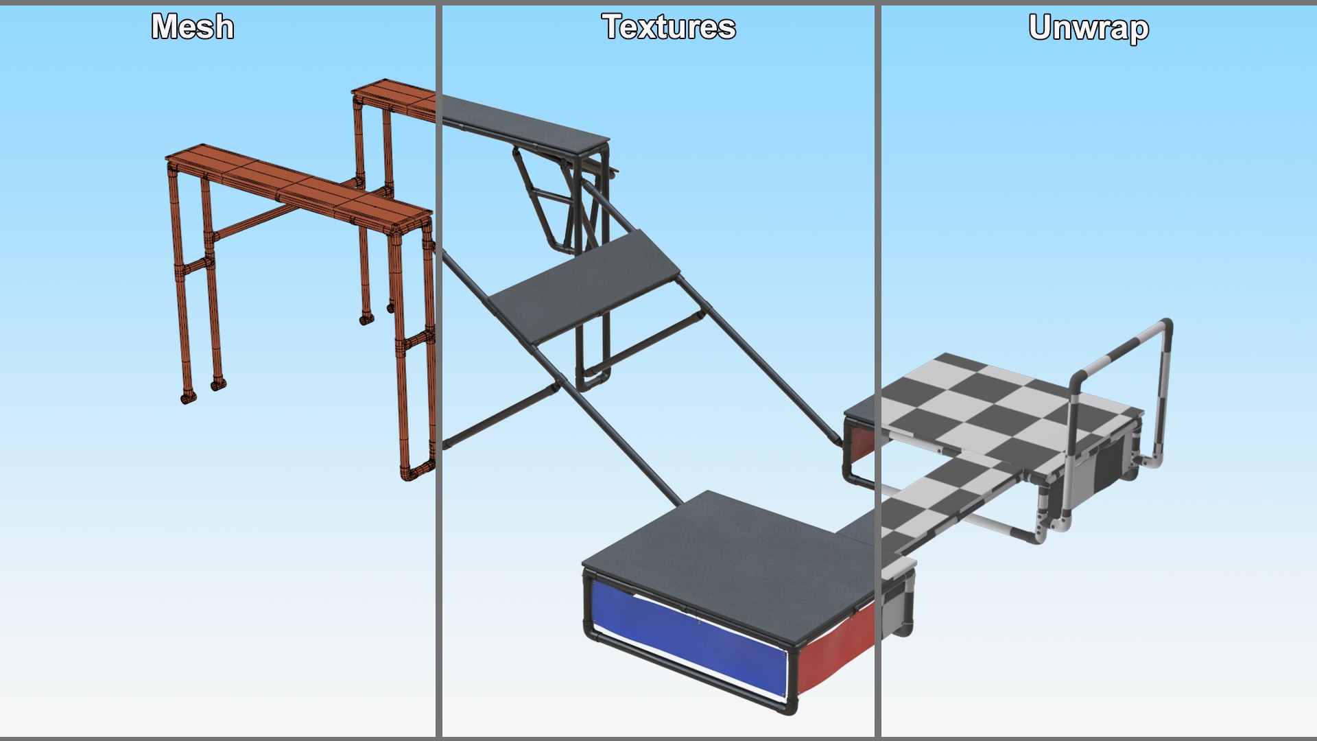 3D Inclined Ramp Obstacle Course - TurboSquid 2370137