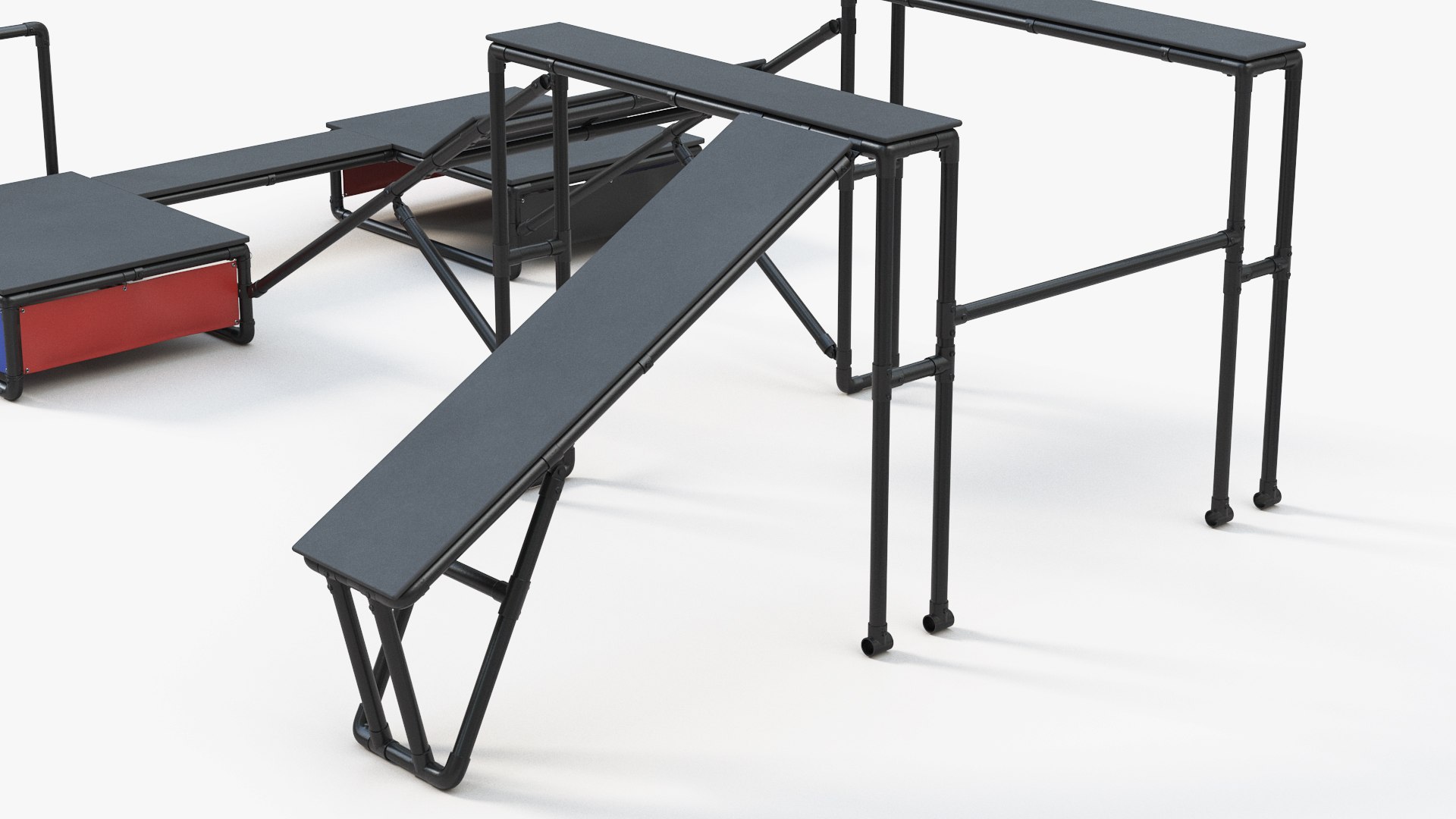 3D Inclined Ramp Obstacle Course - TurboSquid 2370137