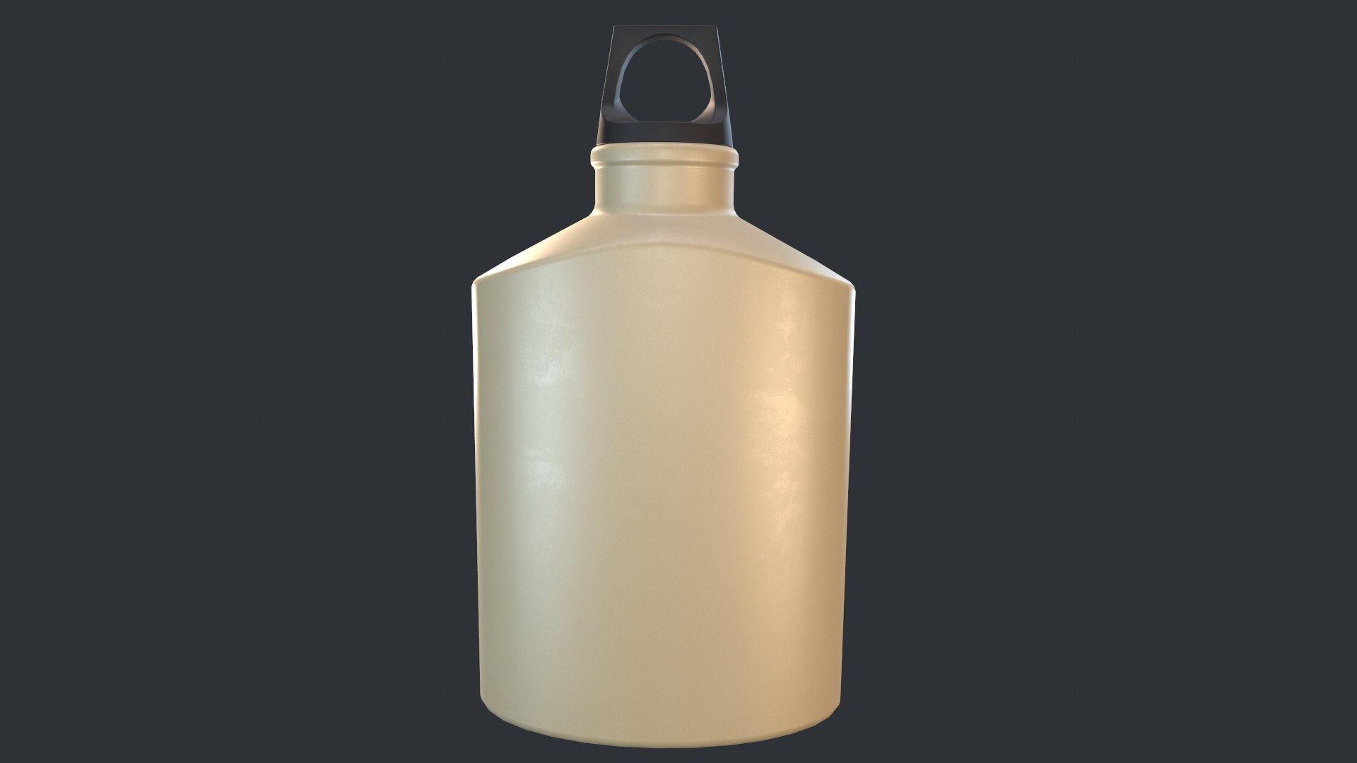 Flask Canister Khaki 3D Model - TurboSquid 2327796