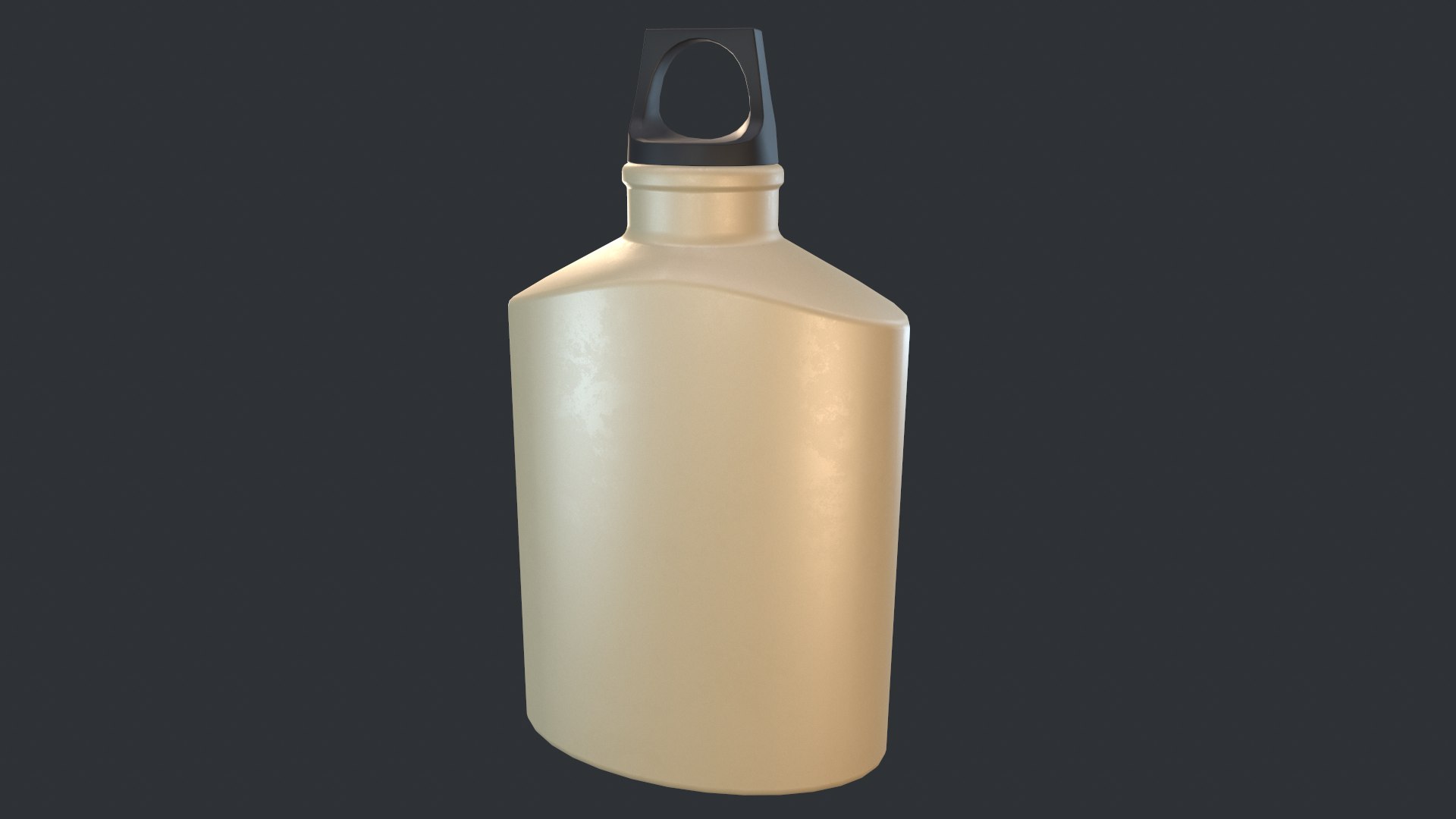 Flask Canister Khaki 3D Model - TurboSquid 2327796