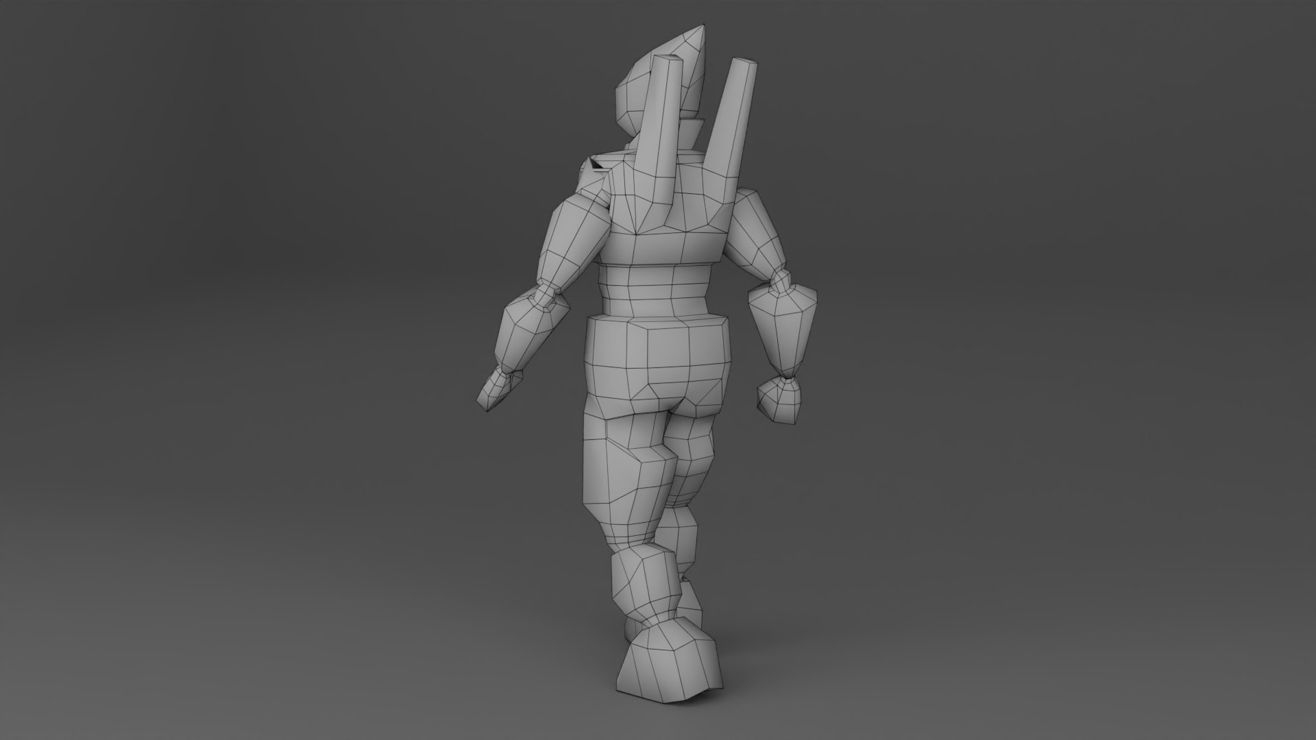 PSX Style Cyber Soldier 3D - TurboSquid 2330045