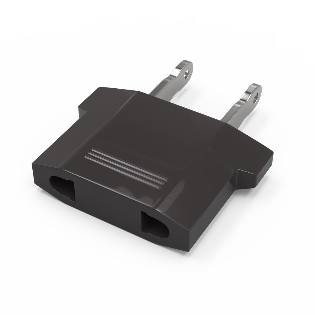 3d Electrical Power Adapter Model