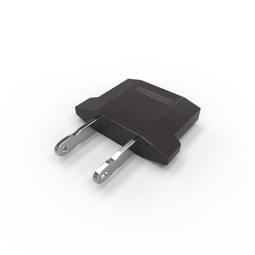 3d Electrical Power Adapter Model