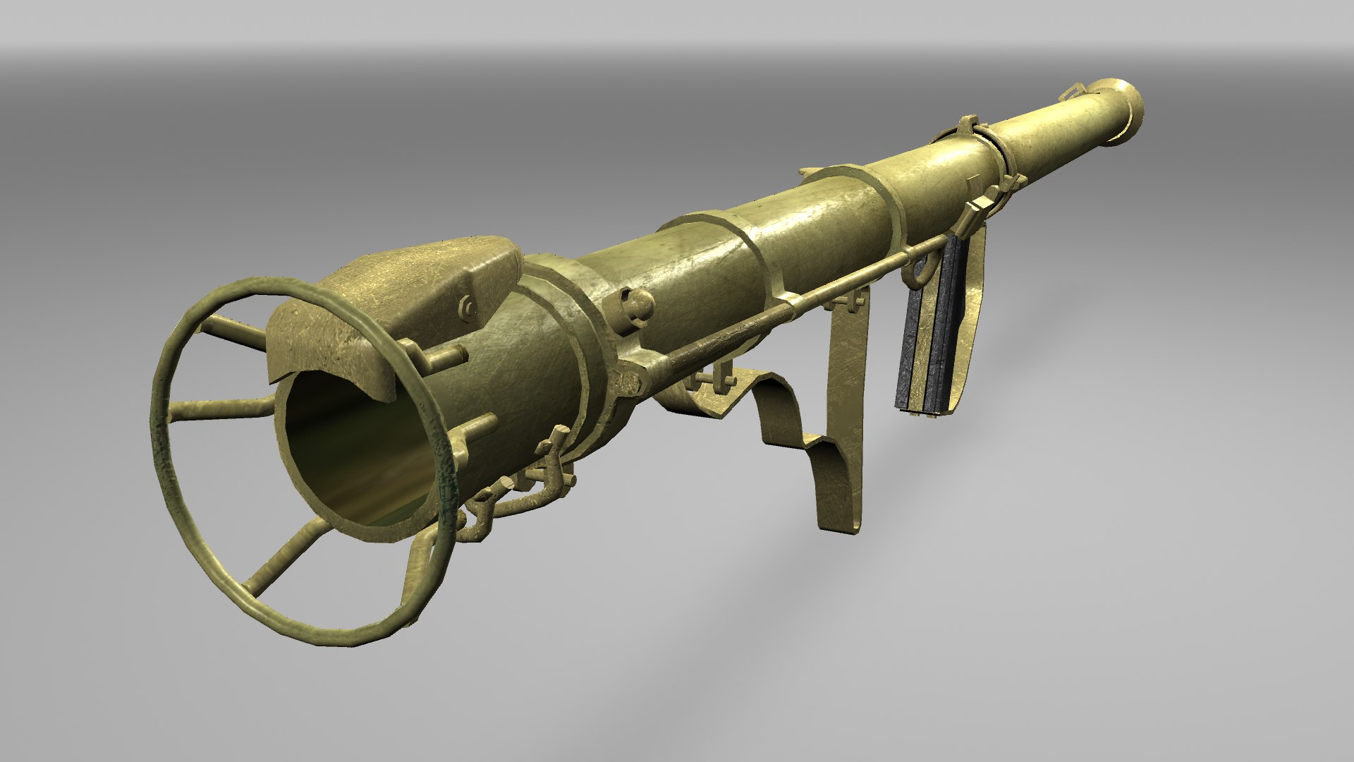 3D Bazooka Model - TurboSquid 2198040