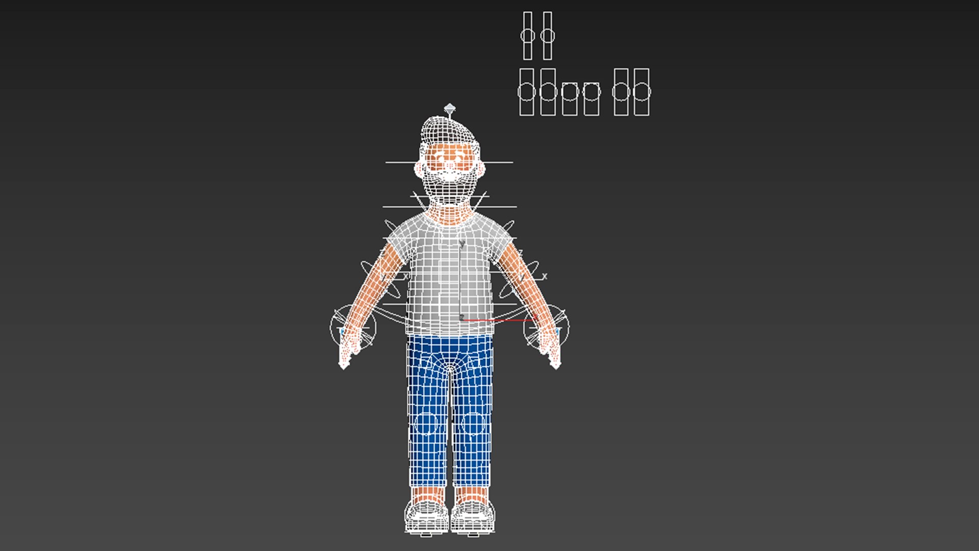 3D Characters Men Low-poly Textured 3d Model For Games Model ...