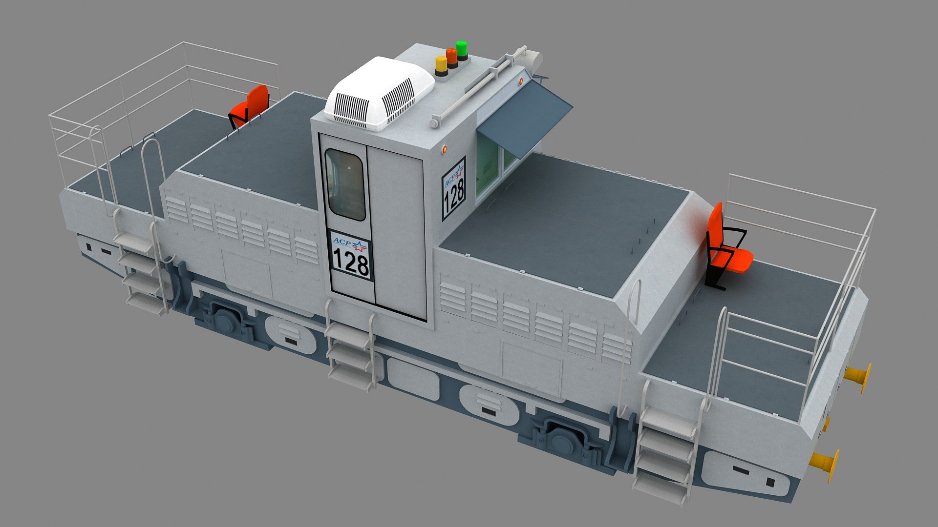 Electric Towing Locomotive 3d Model Panama Canal 3D model - TurboSquid ...