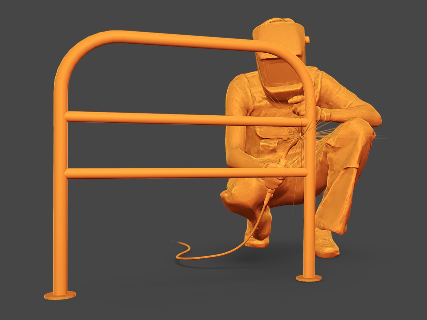 Stylized Welder Character 3D - TurboSquid 1723874