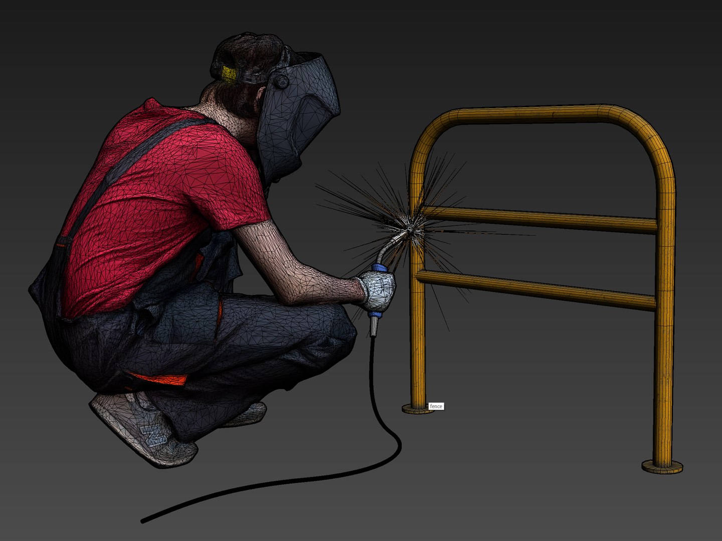 Stylized Welder Character 3D - TurboSquid 1723874