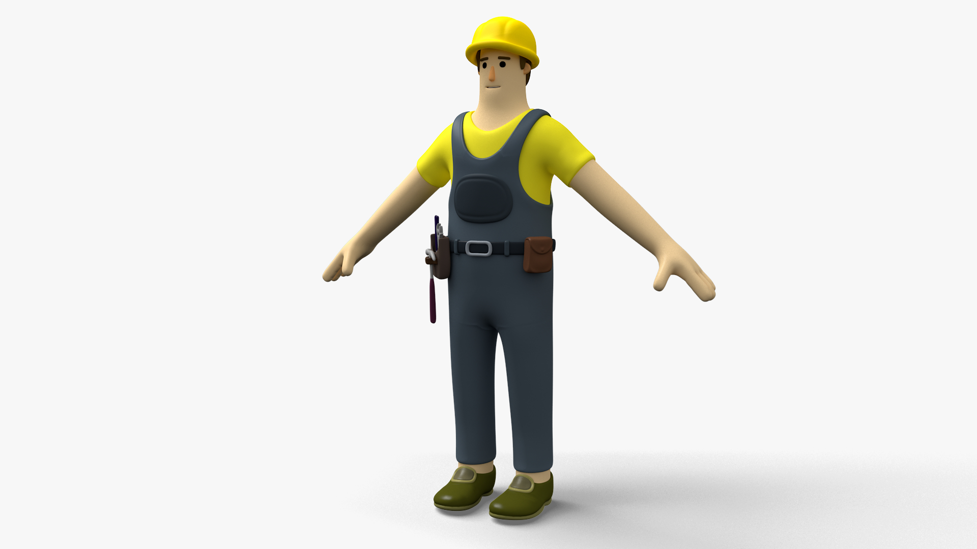 3D Man Toon Character - TurboSquid 1641554