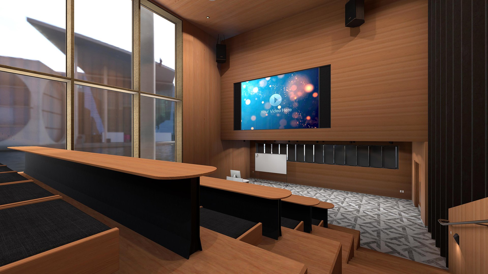 3D University Lecture Theatre 05 Model - TurboSquid 2092592