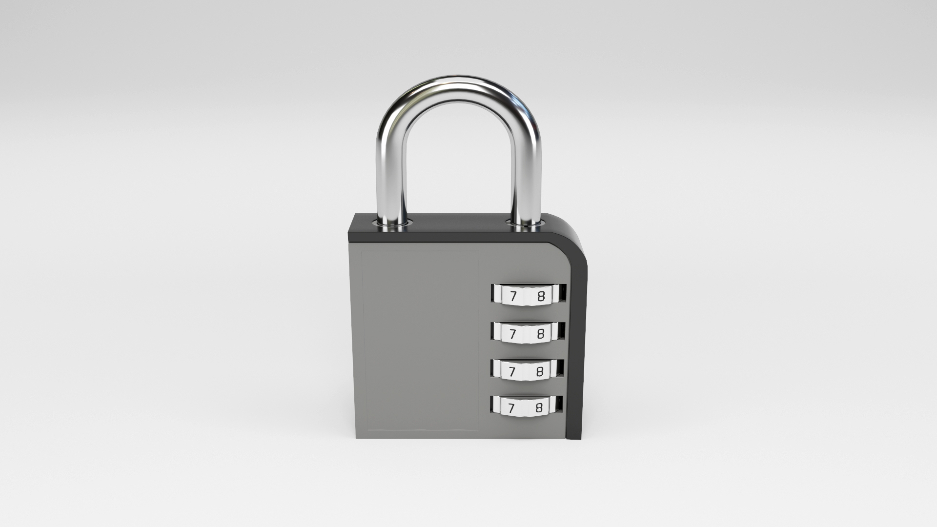 3D Combination Lock Model - TurboSquid 1684355