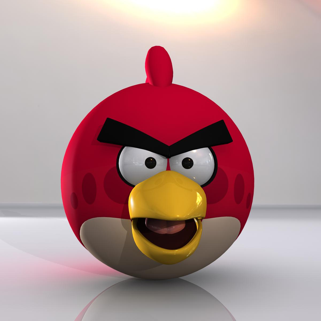 angry birds 10 pack 3d model