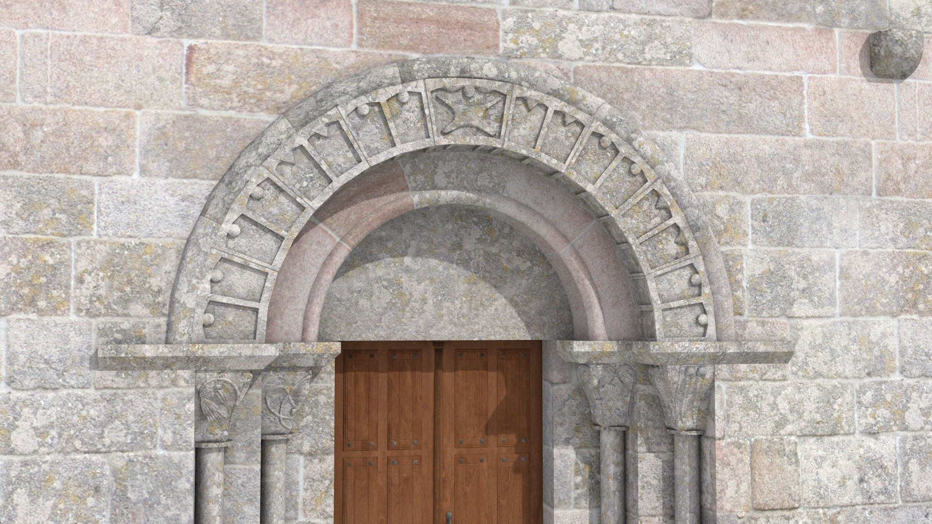 Romanesque Church 3d Obj