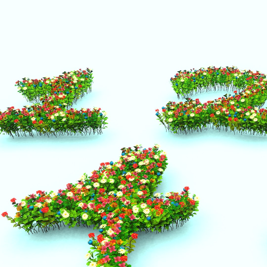 3D NUMBERS 1 2 3 4 5 Model - TurboSquid 1888880