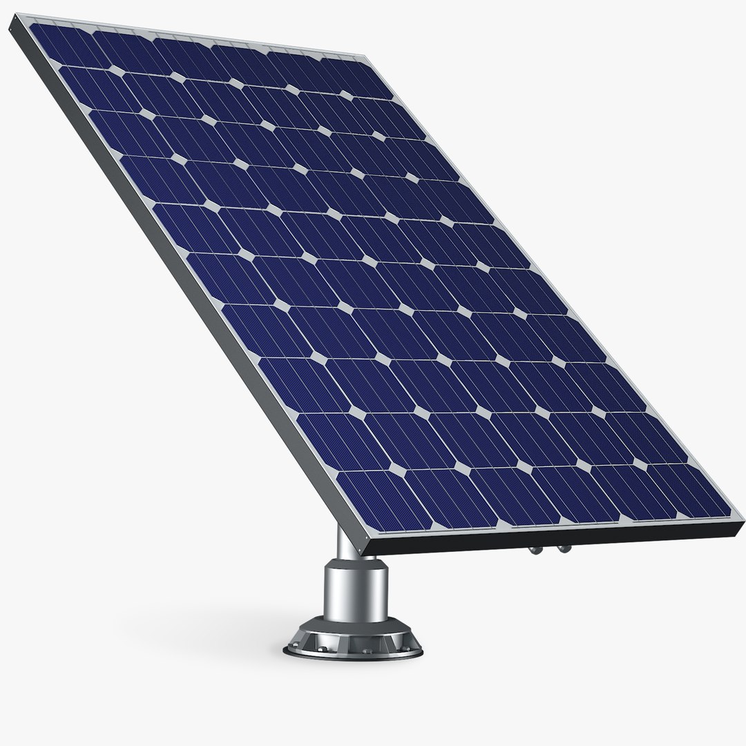 Solar Panels Monocrystalline 3d Model