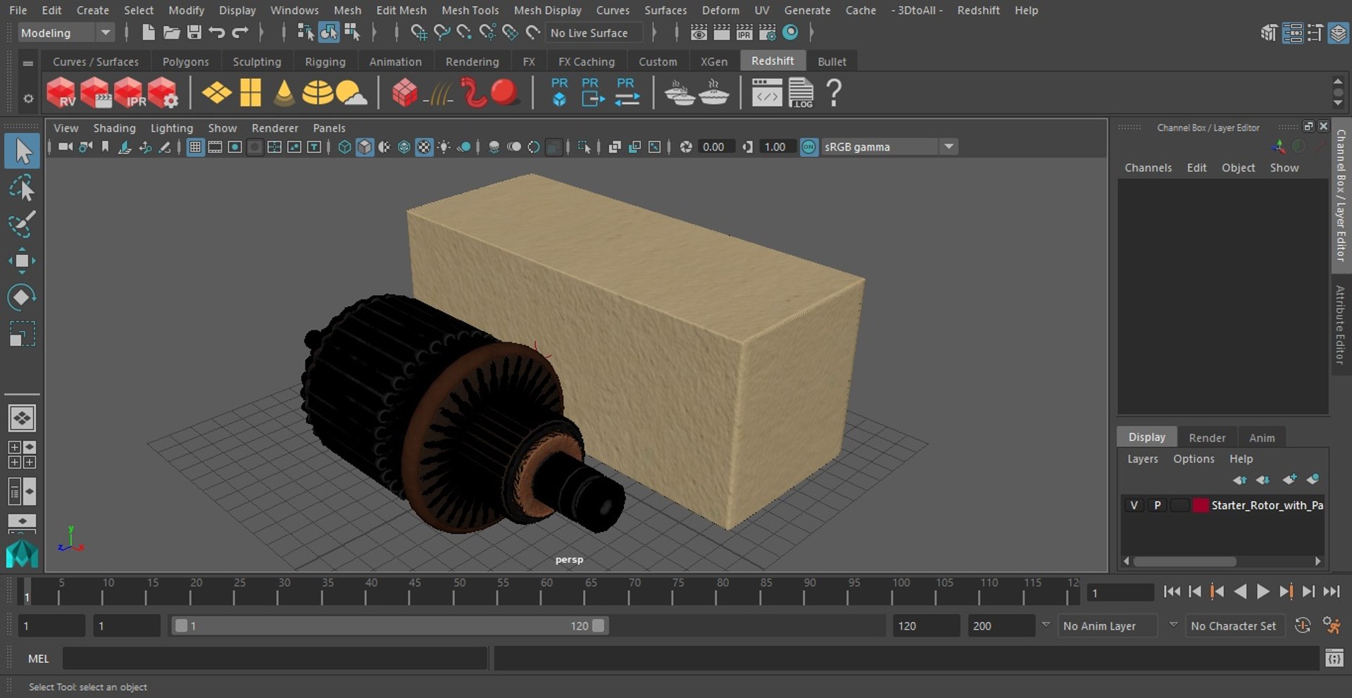 3D Starter Rotor with Package model - TurboSquid 1905799