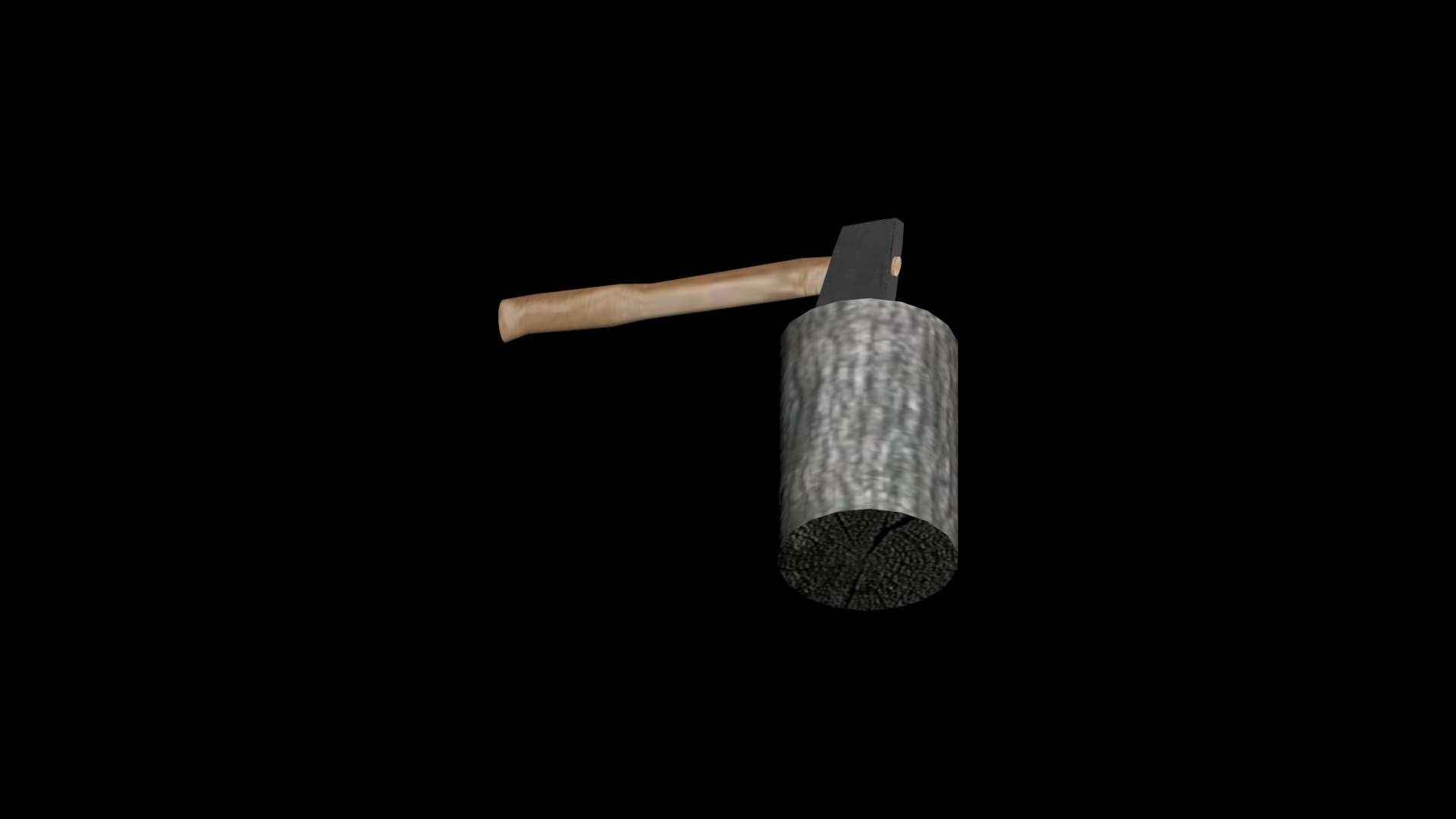 3D Axe Log - TurboSquid 1281666