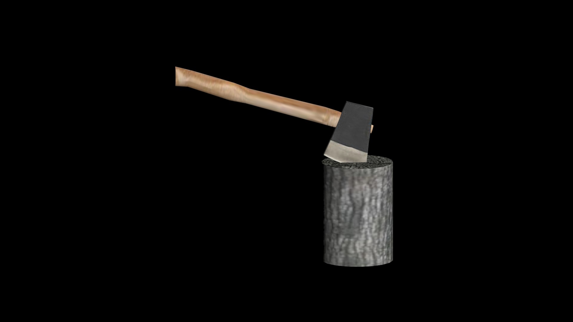 3D Axe Log - TurboSquid 1281666