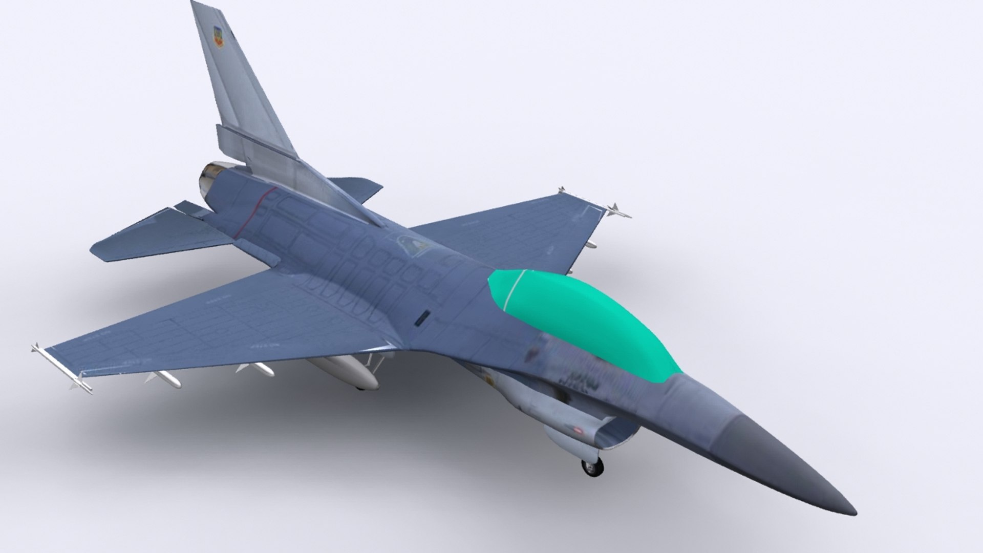 3d Model Simulator F16