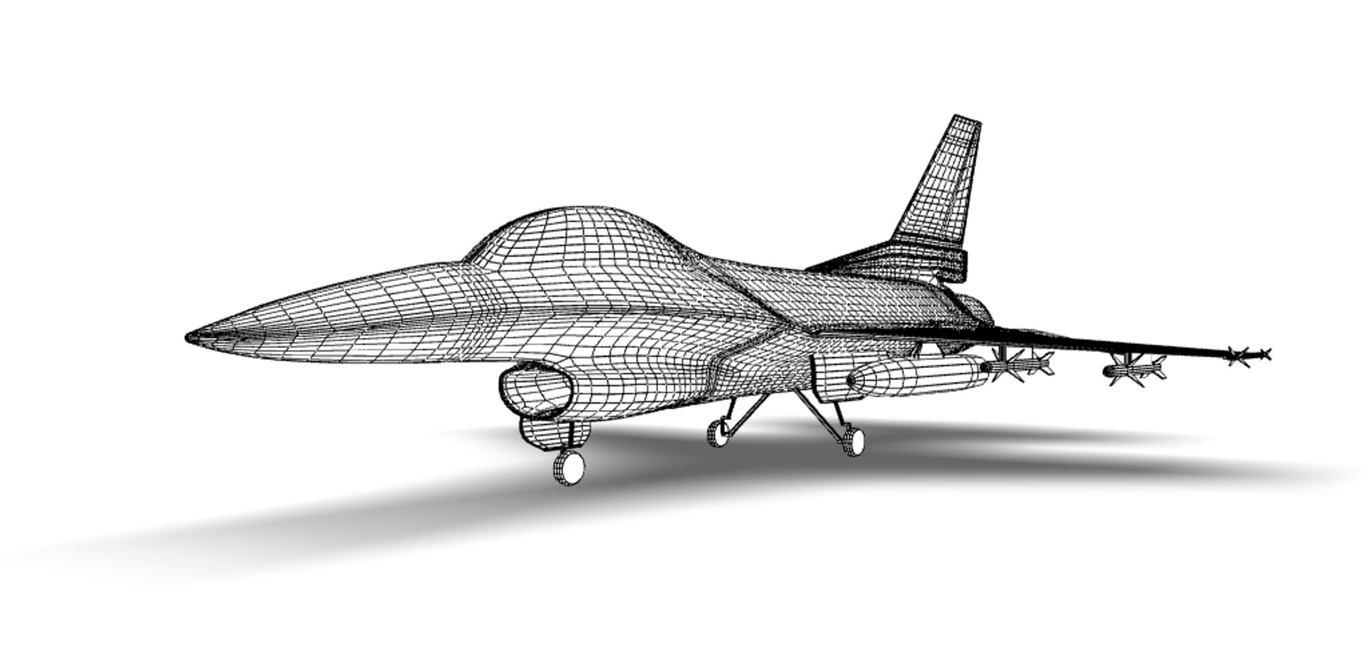 3d Model Simulator F16