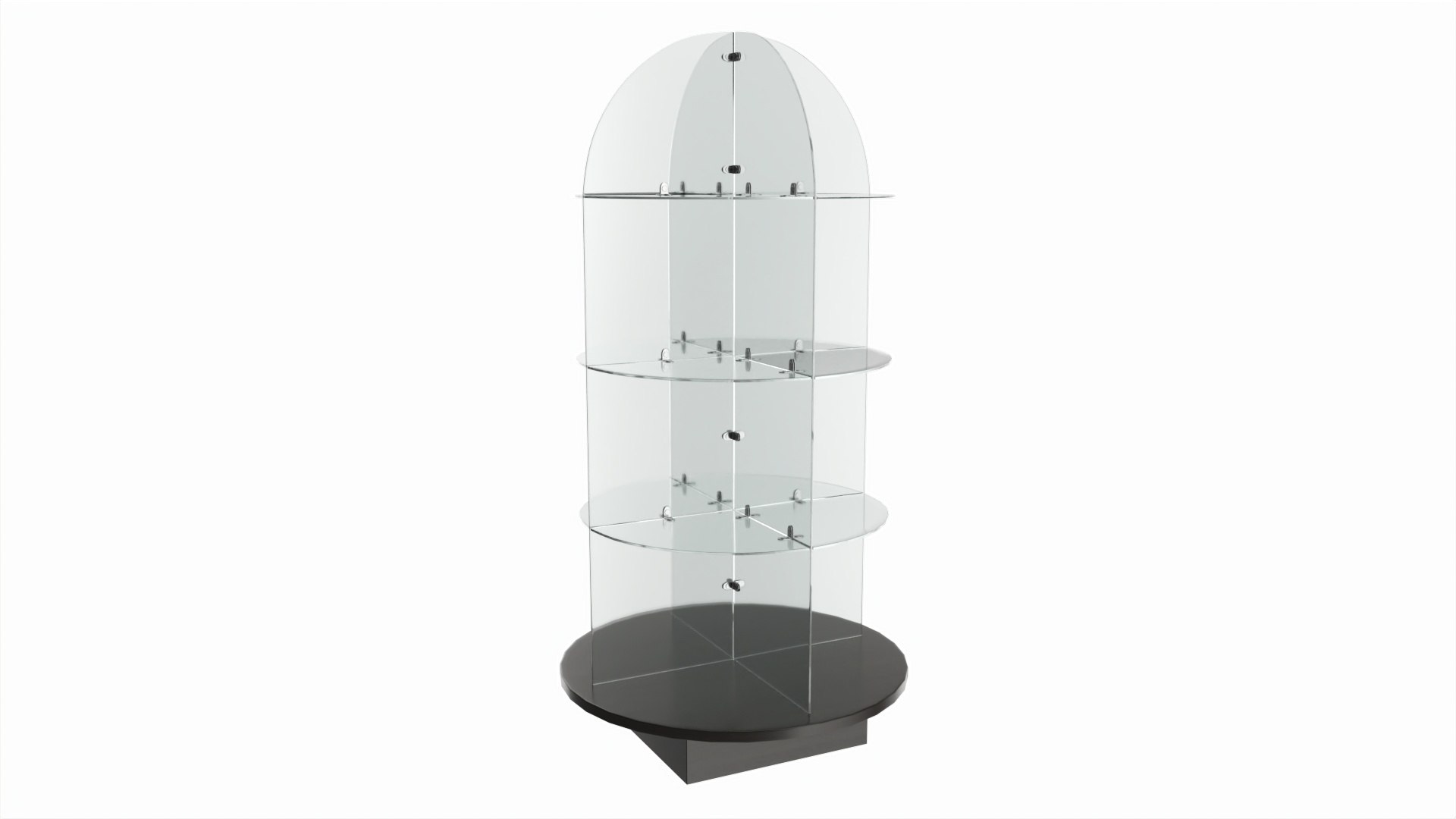 Store Bullet Glass Display With Base Model - TurboSquid 2187905
