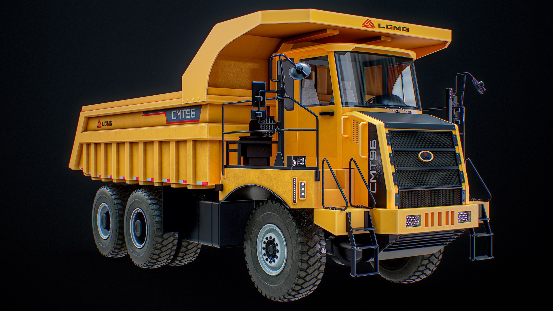 3D Mining Truck CMT 96 LGMG PBR - TurboSquid 2418412
