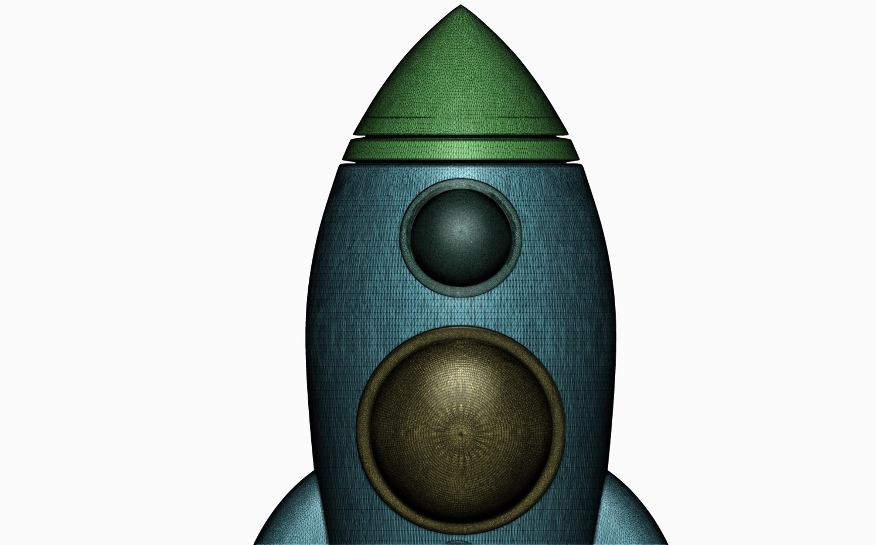 Rocket Cartoon Printing Model - TurboSquid 1482861