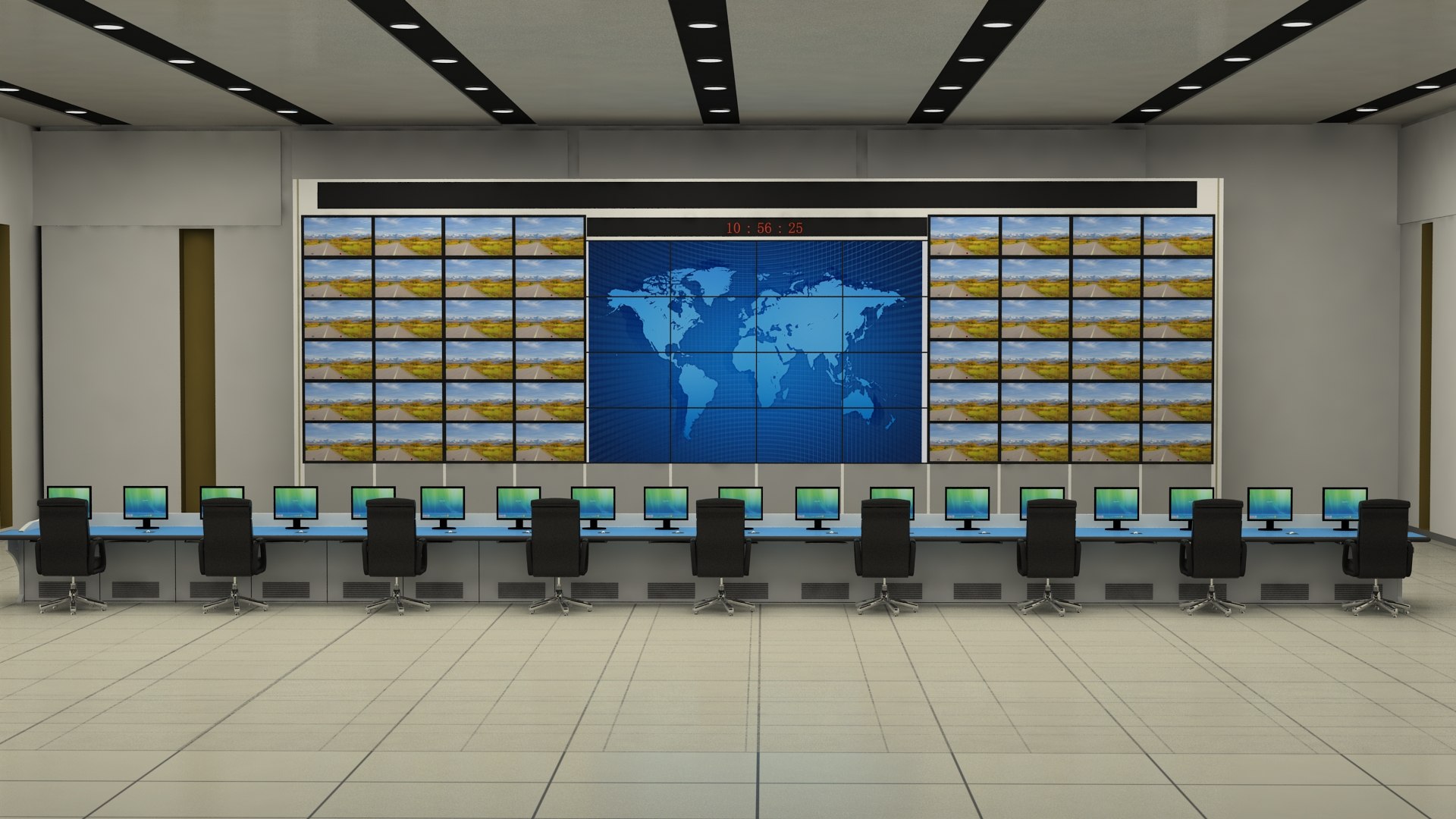 3D Control Room - TurboSquid 1914454