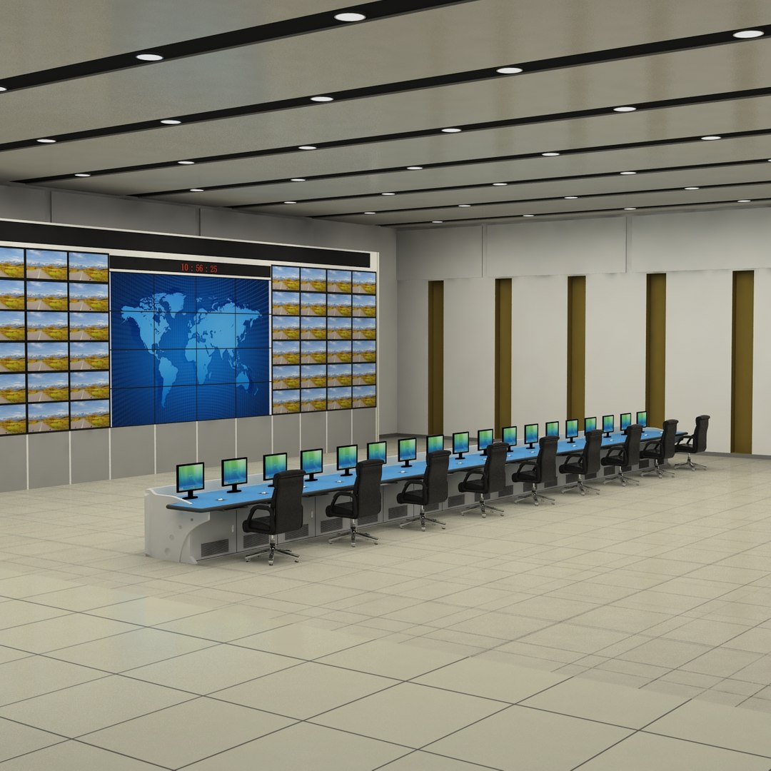 3D Control Room - TurboSquid 1914454