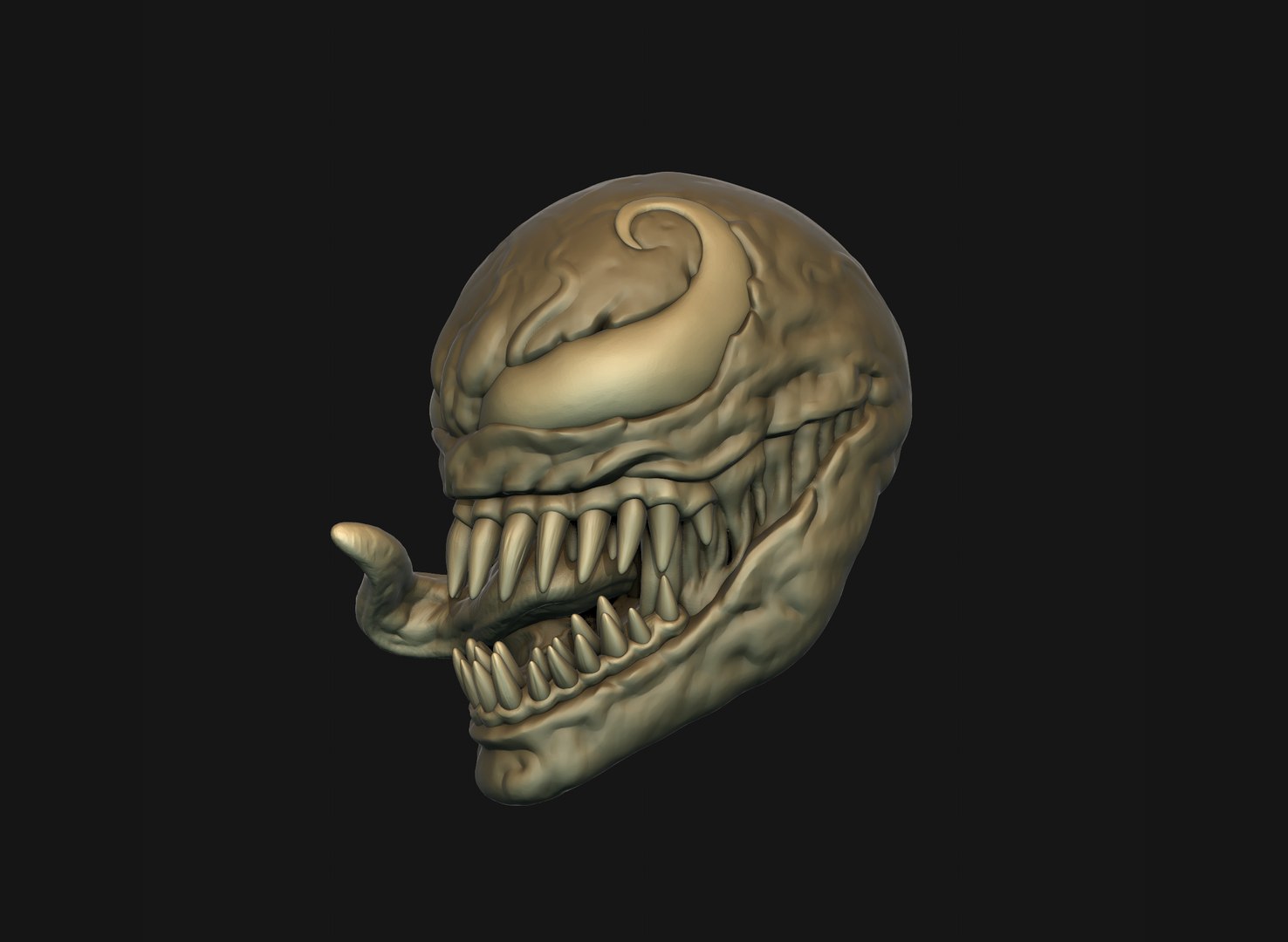 Venom Head Print 3D Model - TurboSquid 1874231