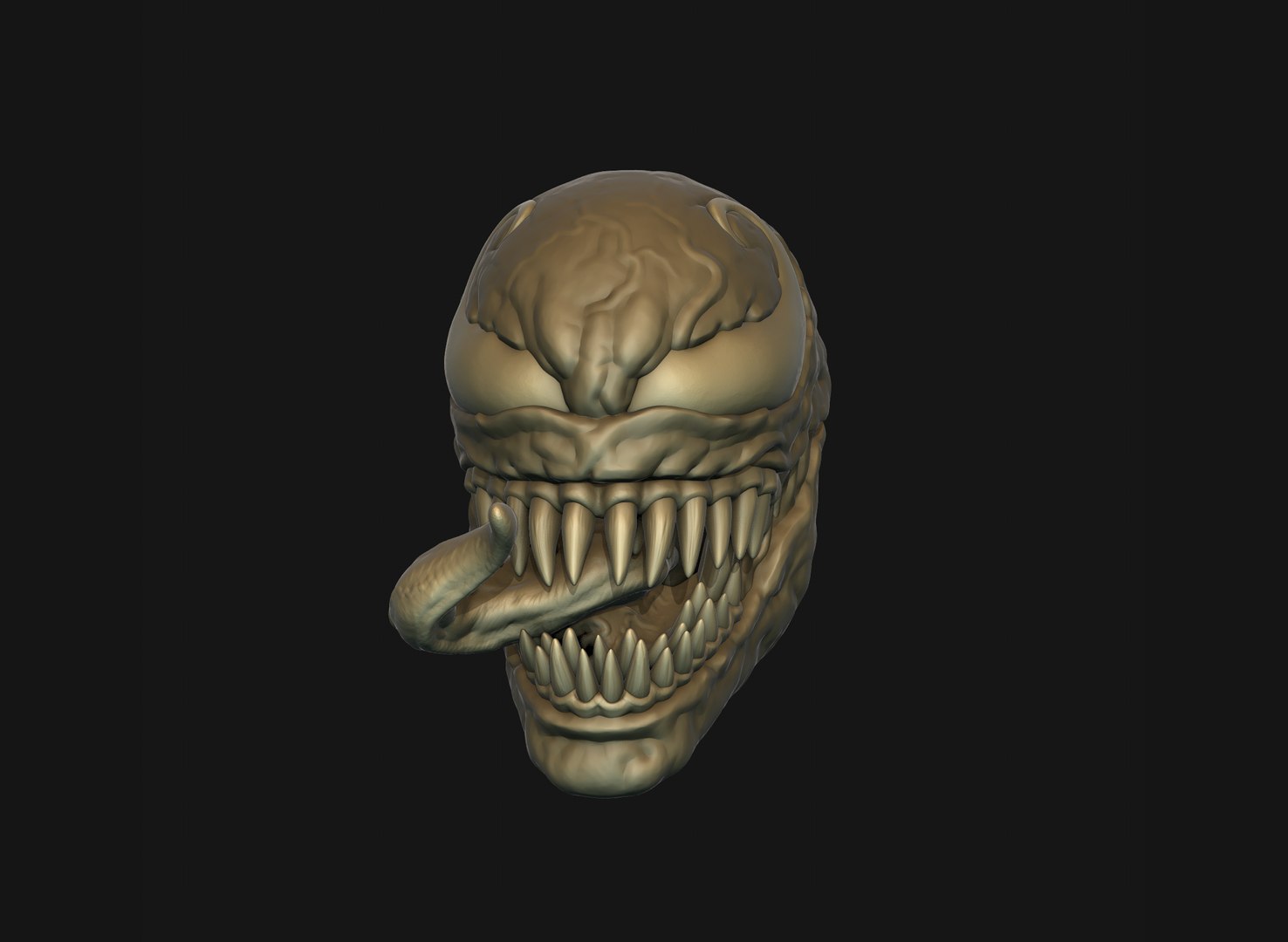 Venom Head Print 3D Model - TurboSquid 1874231