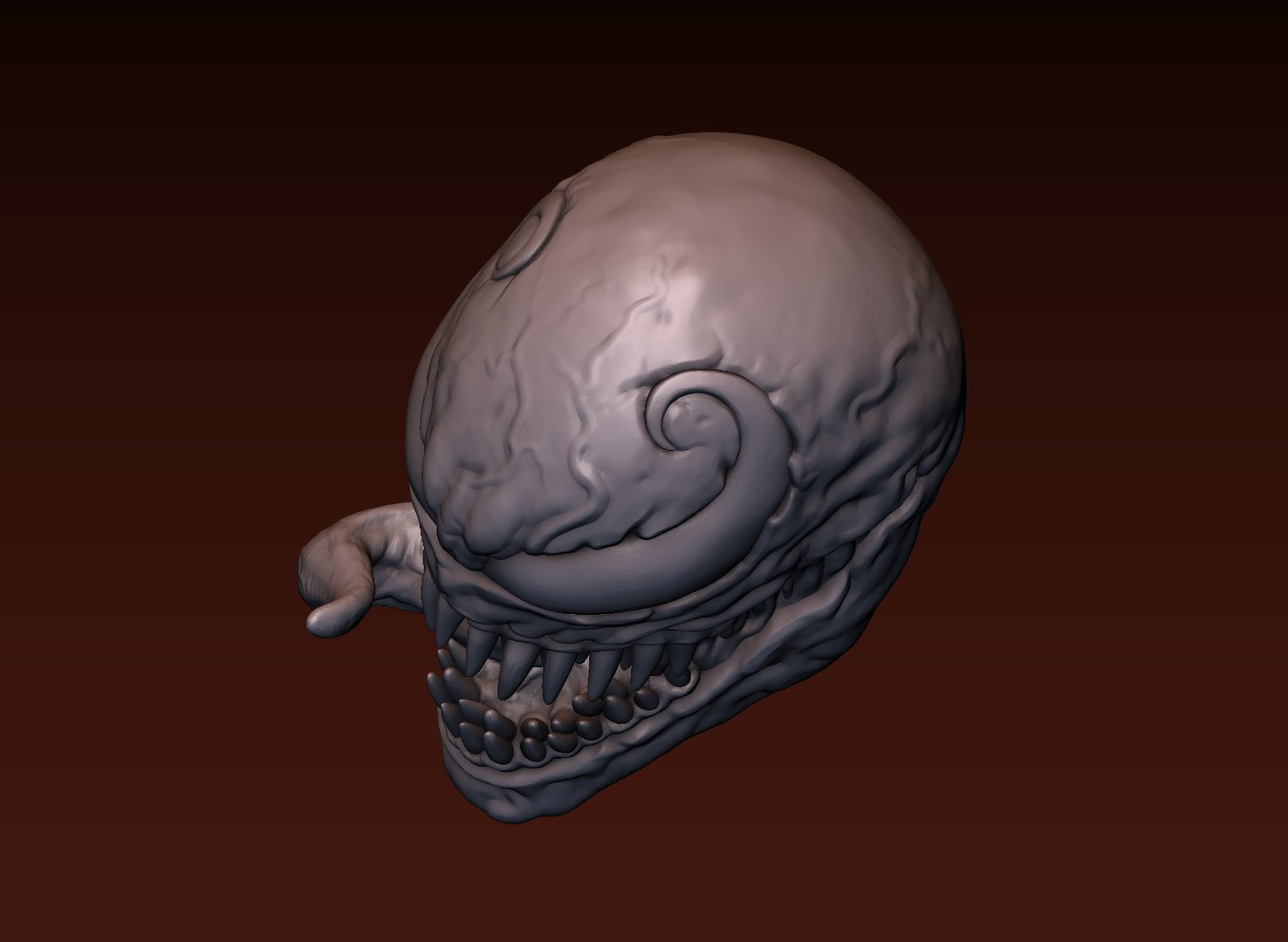 Venom Head Print 3D Model - TurboSquid 1874231