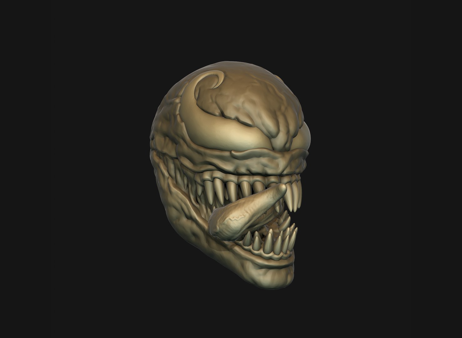 Venom Head Print 3D Model - TurboSquid 1874231