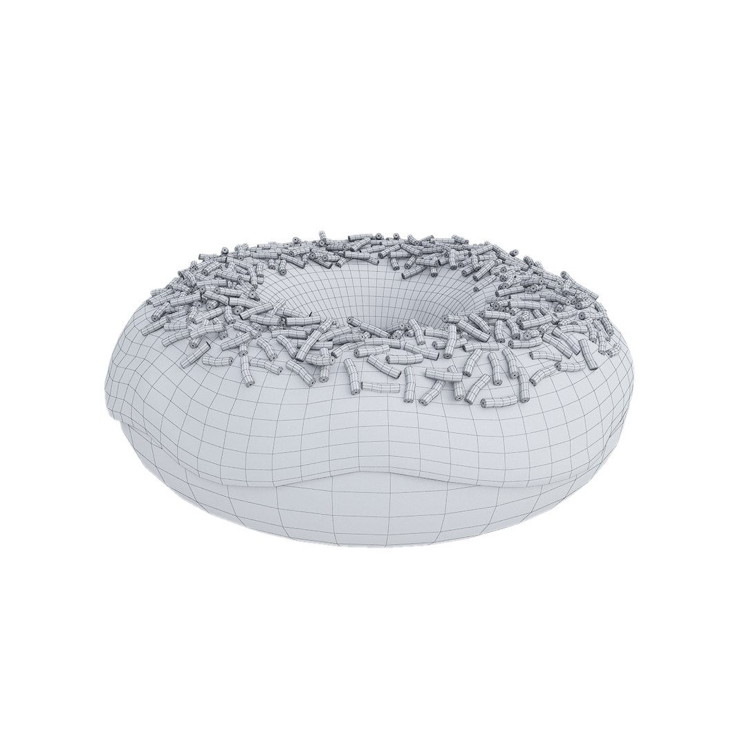 3D Glazed Donut Collection Model - TurboSquid 1978523