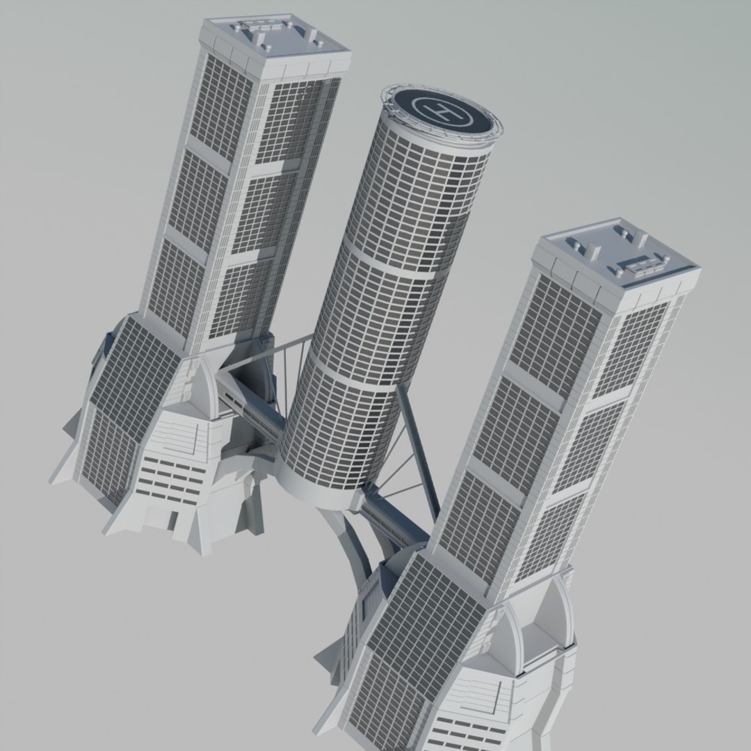 Building Futuristic 3d Model