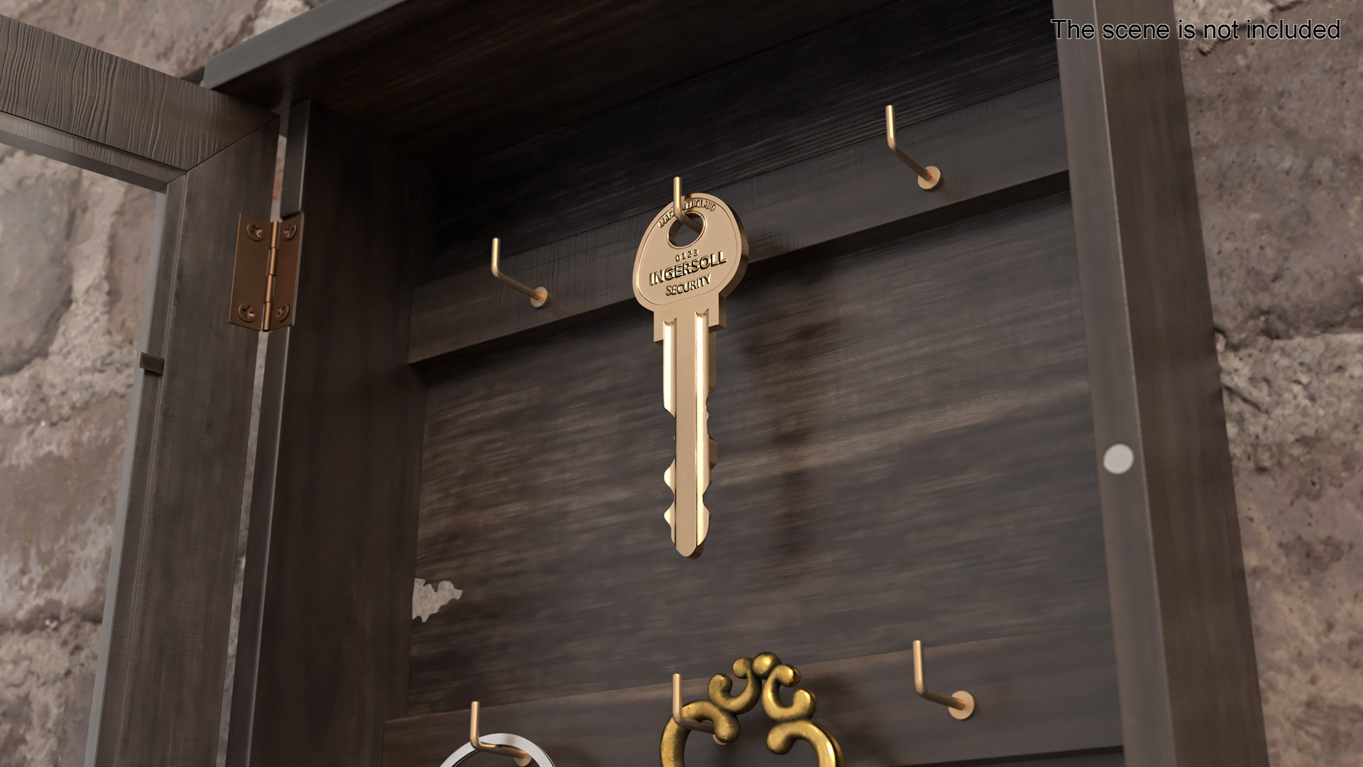 3D Door Lock Keys Collection 3 - TurboSquid 2237543