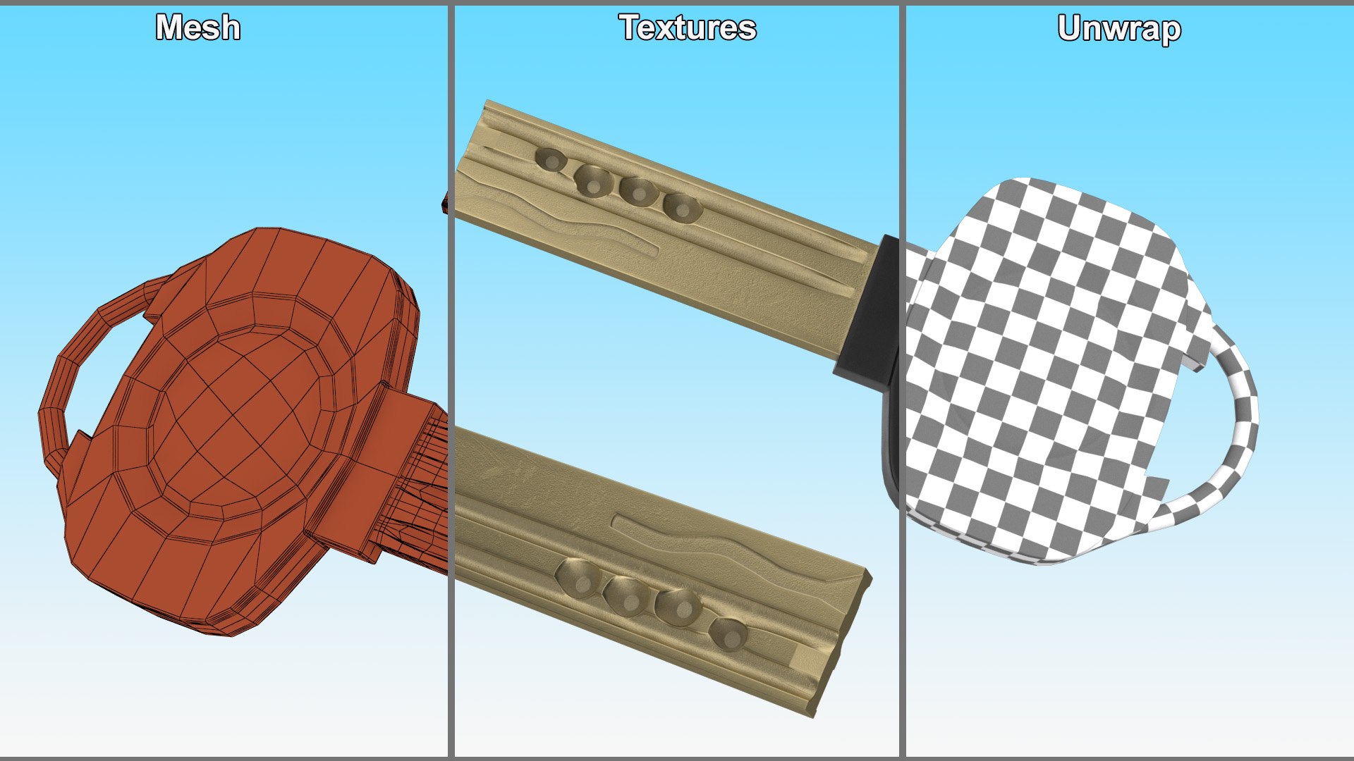 3D Door Lock Keys Collection 3 - TurboSquid 2237543