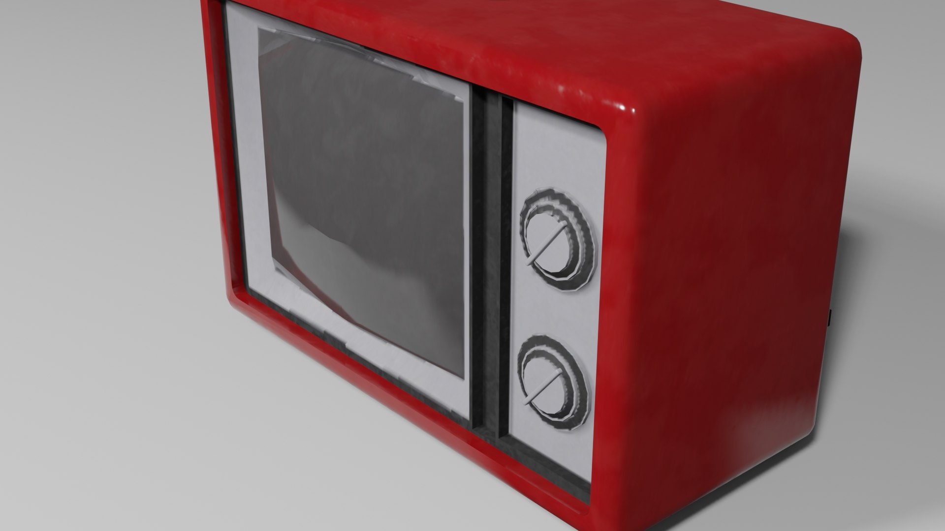 3D Model CRT TV Low Poly - TurboSquid 1926914