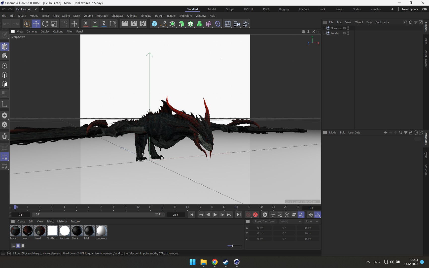 Elculous Dragon 3D Model - TurboSquid 2079710