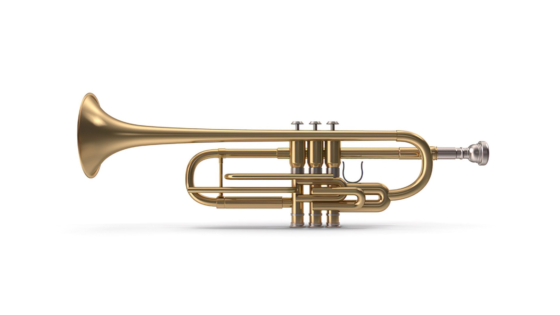 Brass Trumpet Instrument 3D - TurboSquid 2067310