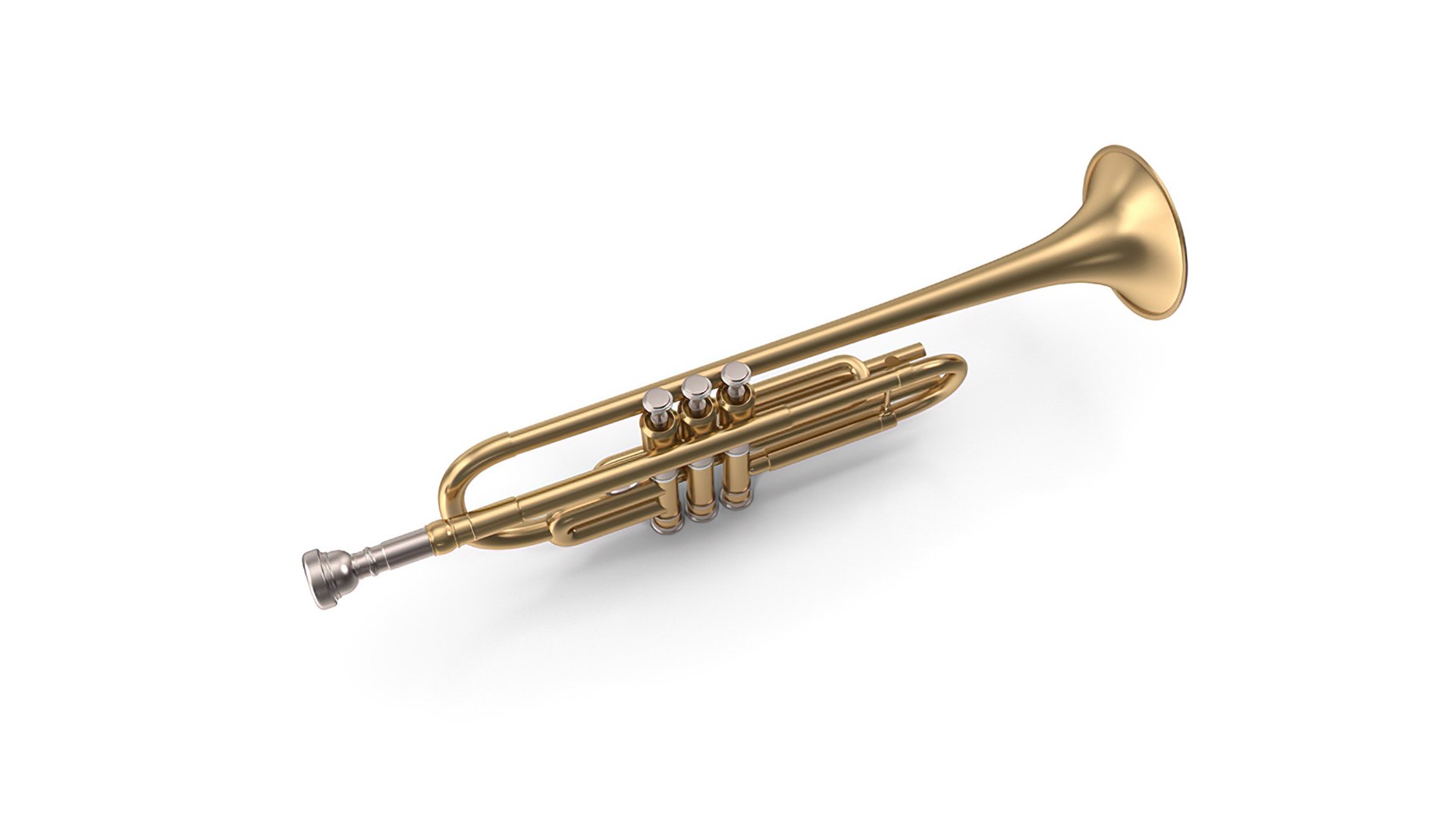 Brass Trumpet Instrument 3D - TurboSquid 2067310