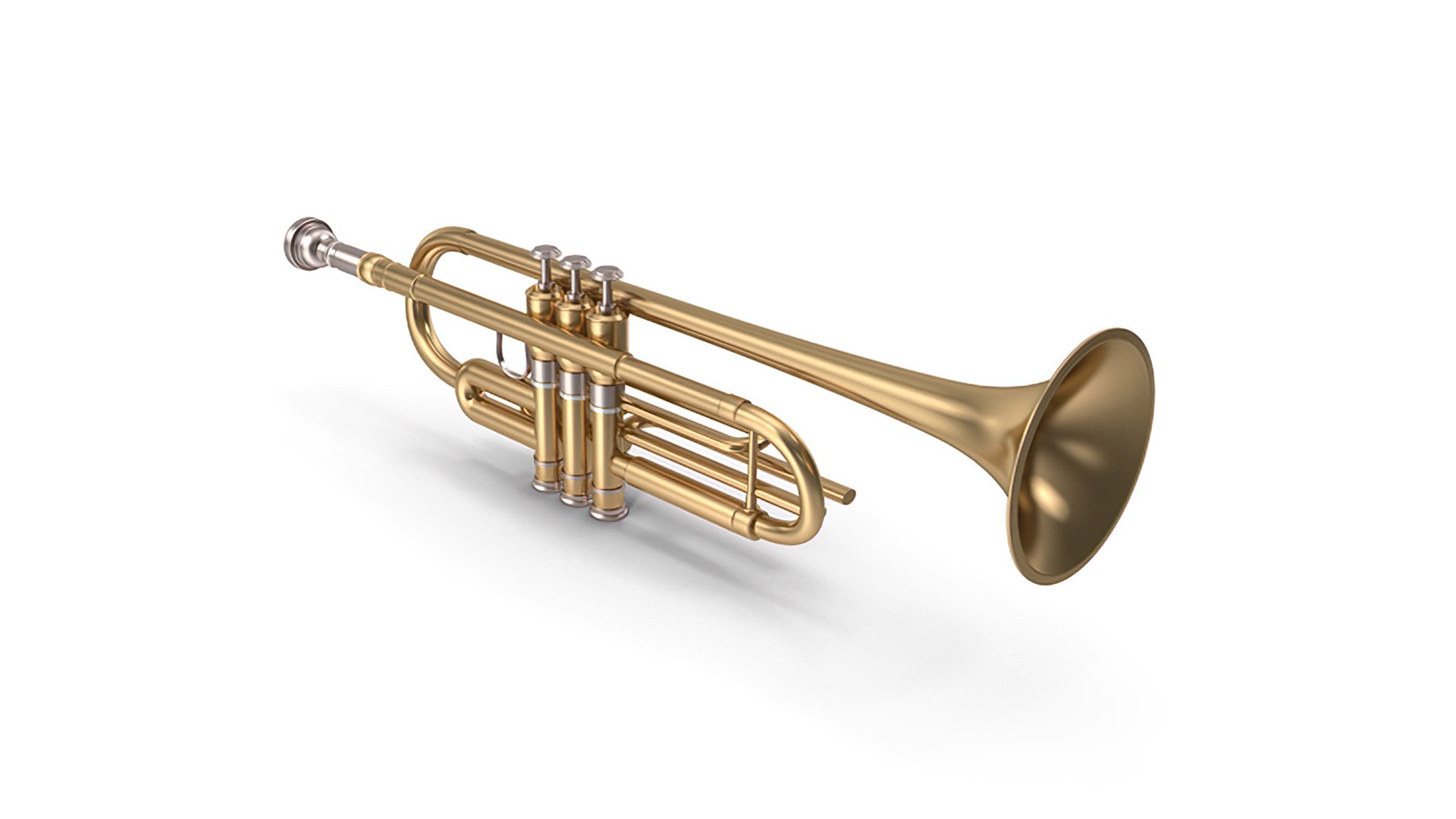 Brass Trumpet Instrument 3D - TurboSquid 2067310