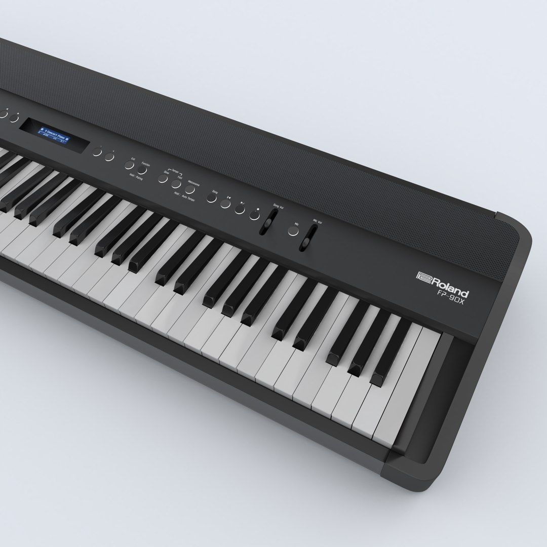 3D Roland Musical Set Black model - TurboSquid 2012433