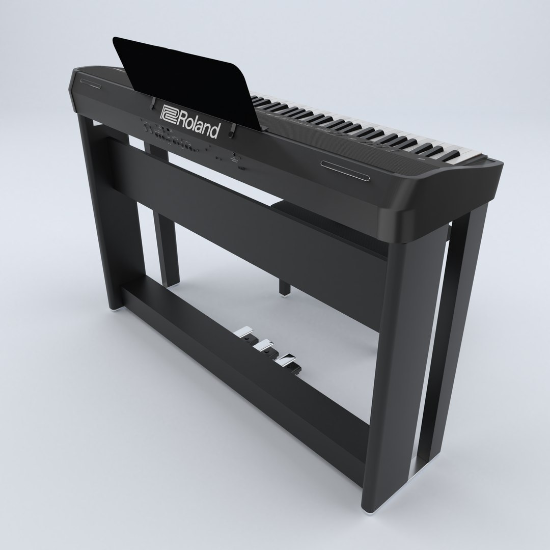 3D Roland Musical Set Black model - TurboSquid 2012433