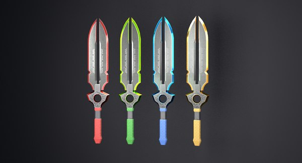 Industrial sci-fi dagger weapon model - TurboSquid 1360104